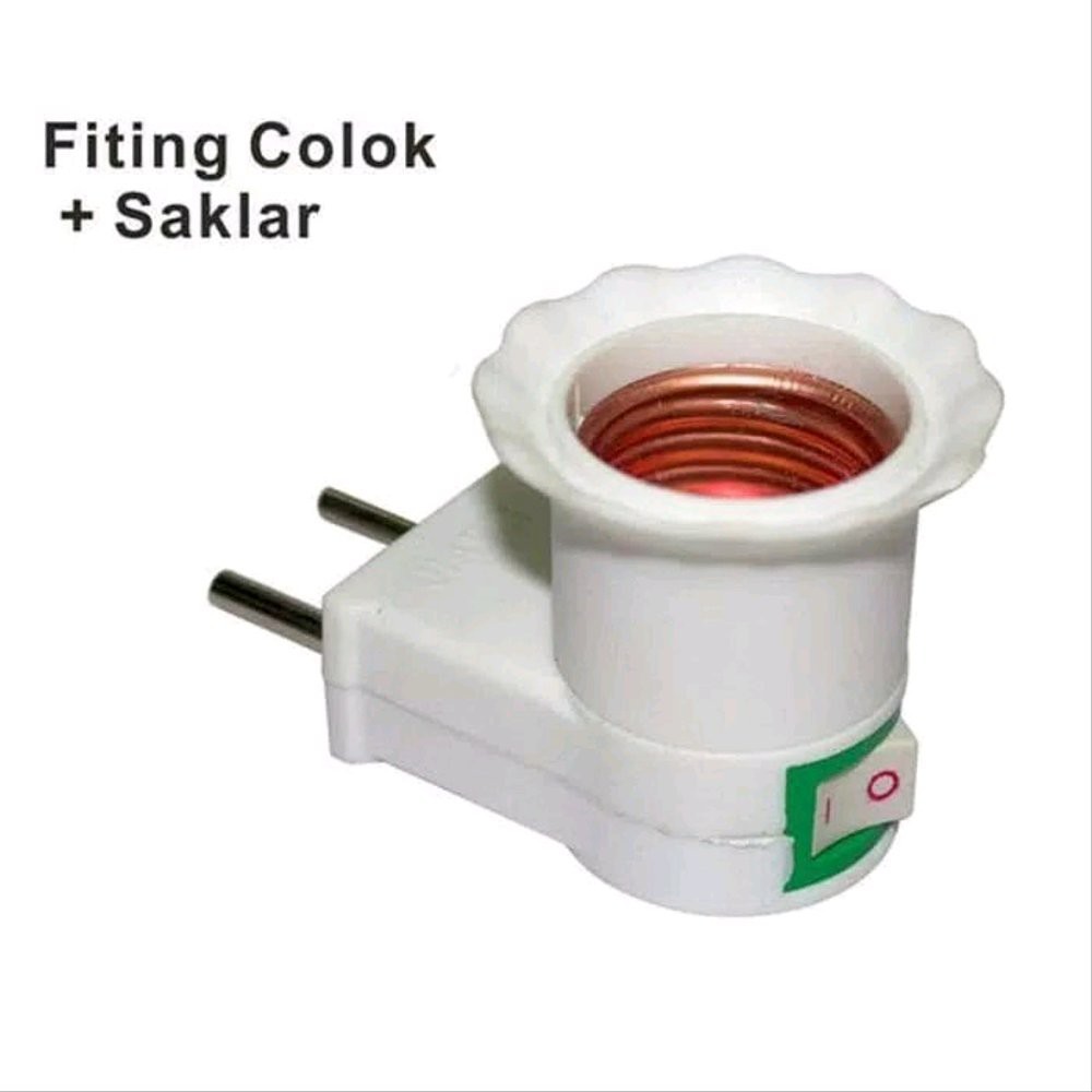 Jual FITING COLOK SAKLAR E 27 FITTING LAMPU TIDUR SAKLAR SWITCH L ...