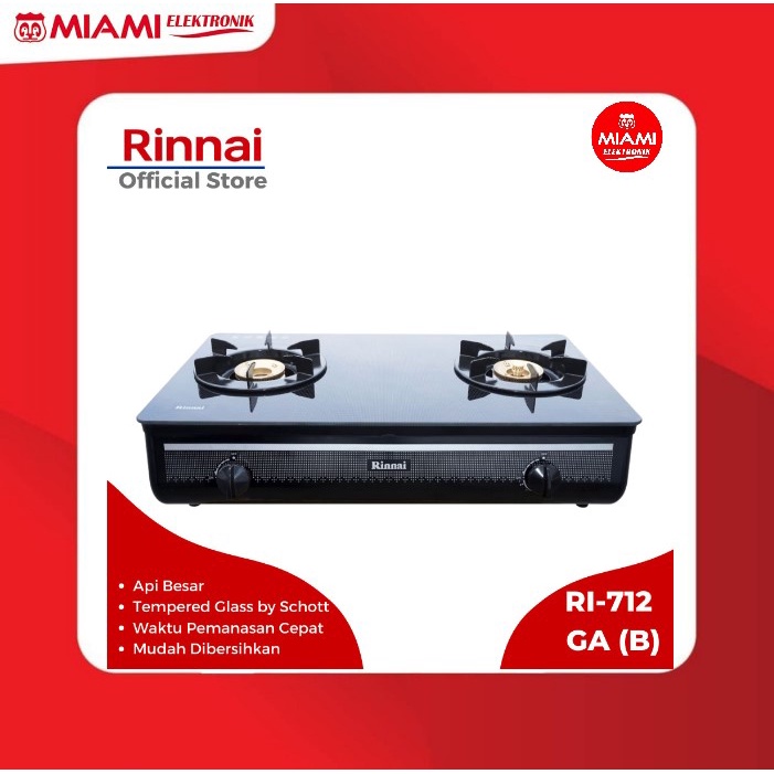 Jual Rinnai RI712GA – Kompor Gas 2 Tungku RI712GAB / RI712GAW | Shopee ...