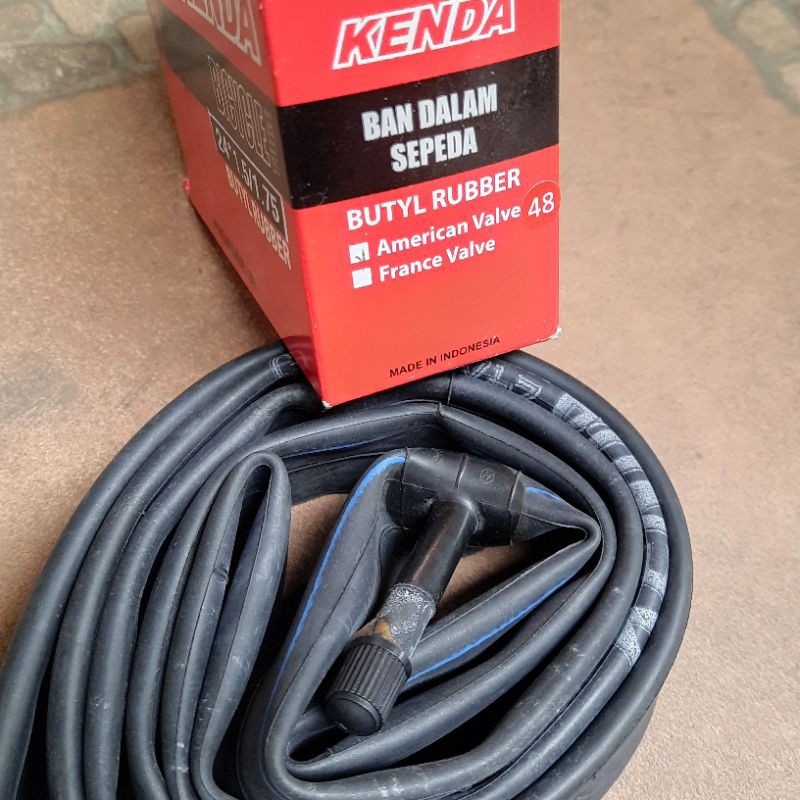 Jual Ban Dalam Kenda 24 x 1.50 - 1.75 AV pentil motor | Shopee Indonesia