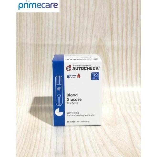 Jual Original Strip Autocheck Glucose - Isi 25 Strip Murah | Shopee ...