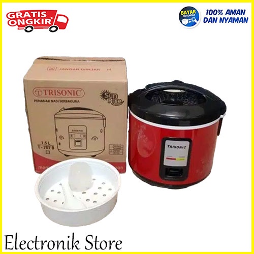 Jual Magic Com 1,8 Liter Trisonic T - 707 B Rice Cooker 1,8 Liter ...
