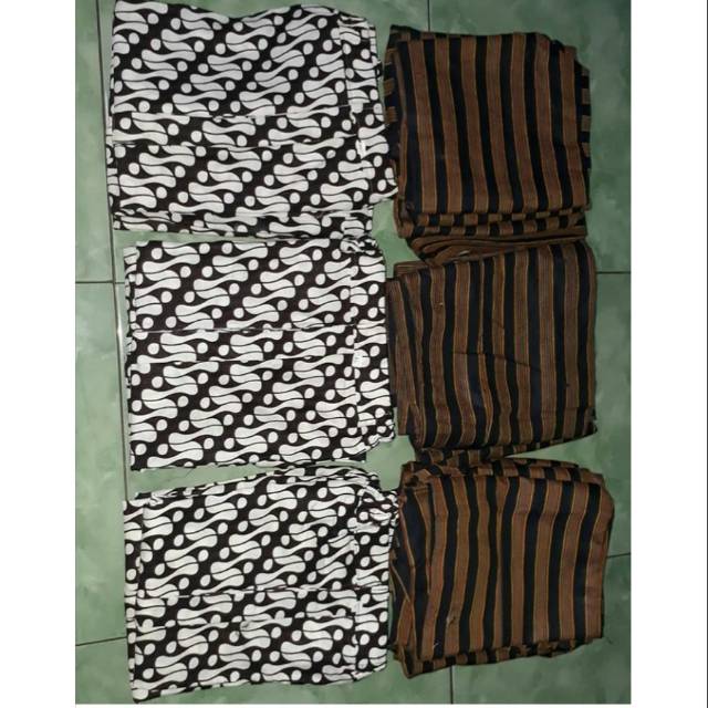 Jual Set Surjan dan Jarik Parang Surjan Lurik Dewasa | Shopee Indonesia