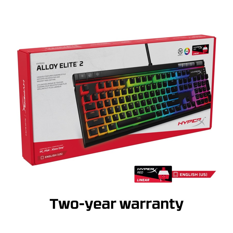 Jual HyperX Alloy Elite 2 RGB Mechanical Gaming Keyboard | Shopee Indonesia