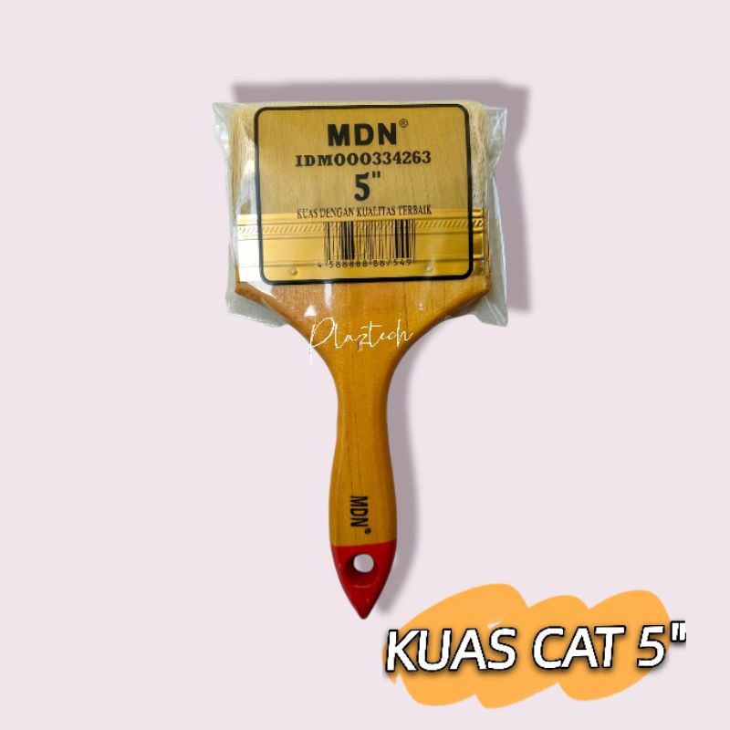 Jual KUAS CAT TEMBOK BESI KAYU 5"INCH | Shopee Indonesia