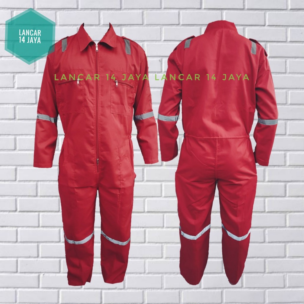 Jual Katelpak/wearpack coverall/seragam bengkel/safety werpak safety ...