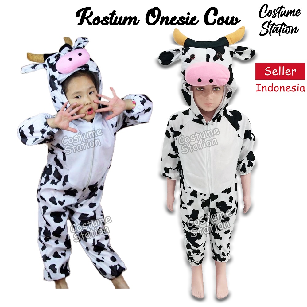 Jual Kostum Onesie Cow / Costume Sapi Lembu Hewan Animal Binatang anak ...
