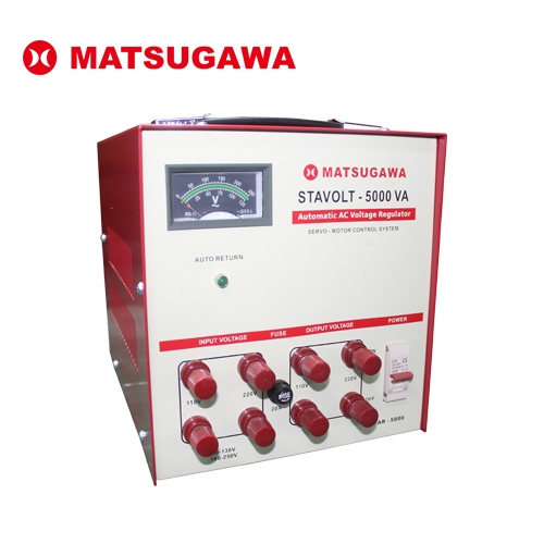 Jual Stavolt Matsugawa Stabilizer Servo Motor 5000VA 5KVA | Shopee ...