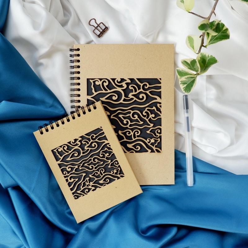 Jual Otterspace Studio | [PO] Batik Megamendung Pattern Ring Notebook ...