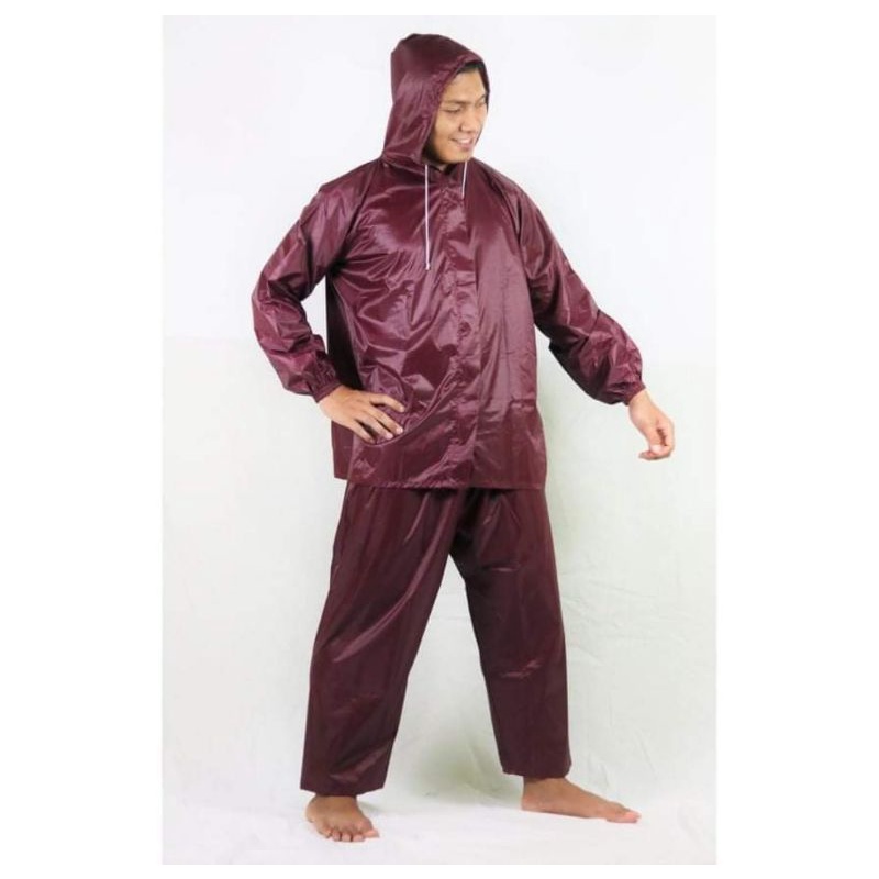 Jual jas hujan premium baju celana bahan parasut | Shopee Indonesia