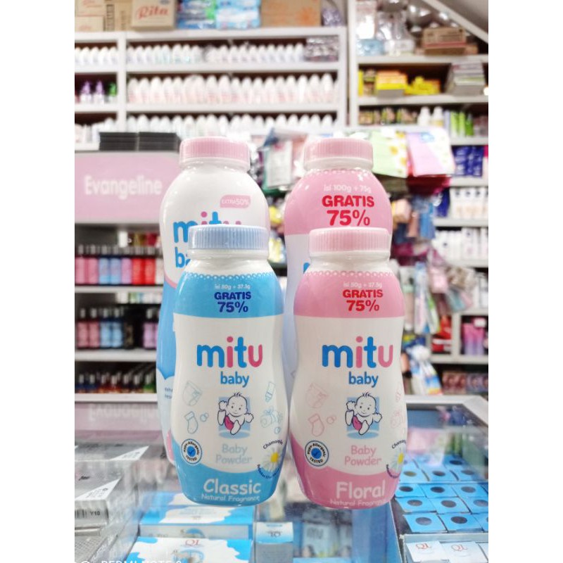 Jual Talk Mitu Baby 50g , 100g , 200 gr / Bedak Mitu | Shopee Indonesia
