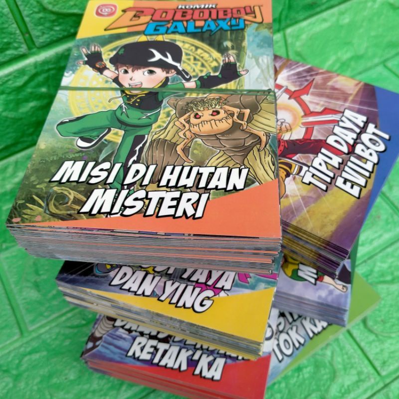 Jual BUKU CERITA BOBOIBOY /HEROES COMICS FULL COLOR BUKU KOMIK HARGA SATUAN | Shopee Indonesia