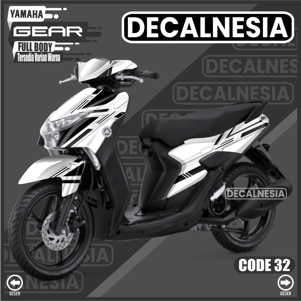 Jual Decal Mio Gear 125 2021 2022 Full Body Stiker Yamaha Motor Sticker ...