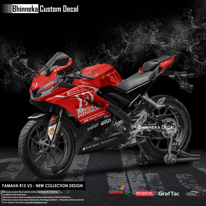 Jual DECAL STICKER R15 V3 MISSION WINNOW LIVERY | Shopee Indonesia