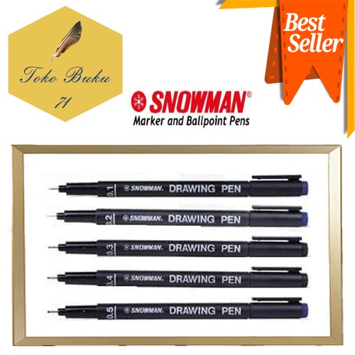 Jual PEN LUKIS / PULPEN GAMBAR / DRAWING PEN SNOWMAN FT-700 | Shopee ...