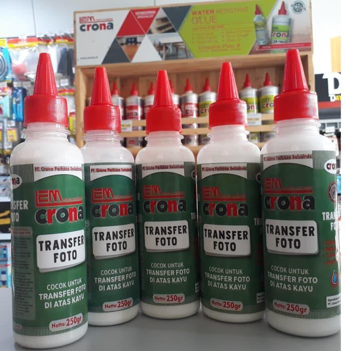 Jual LEM CRONA TRANSFER FOTO 250GR LC D3 produk original/lem material ...