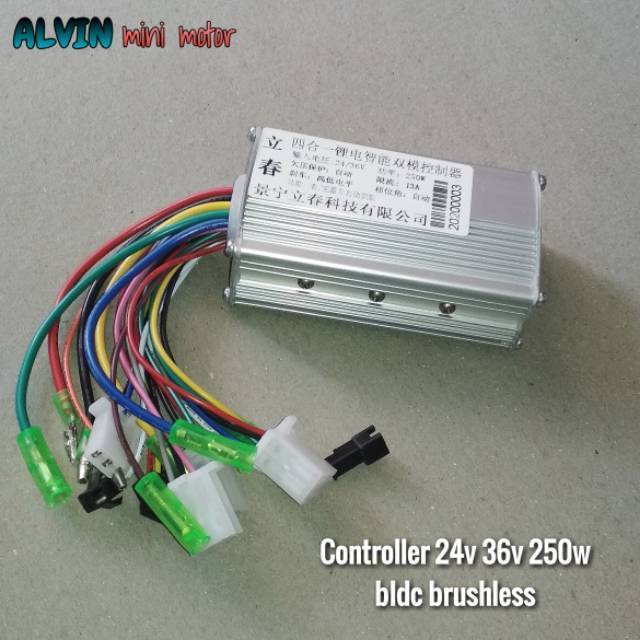 Jual Controller sepeda listrik 24v 36v 250w universal controler bldc ...