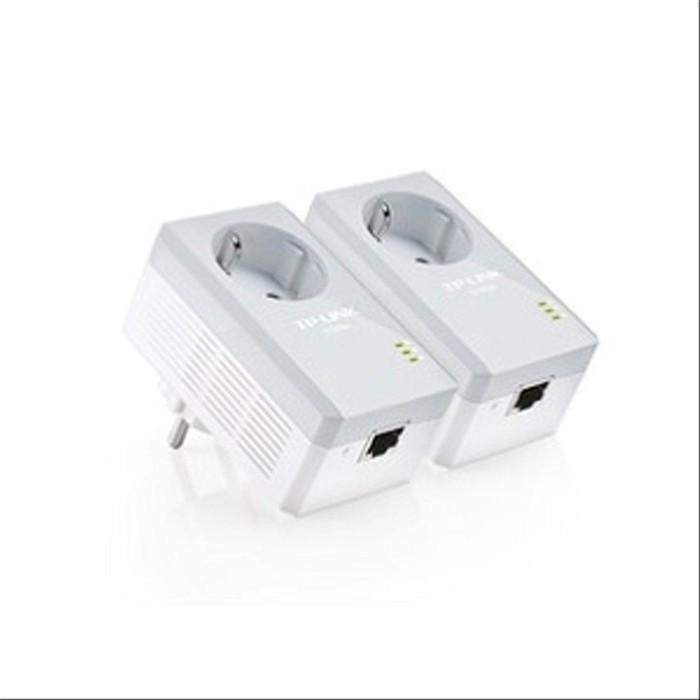 Jual Powerline | Tplink Pa4010Pkit Av500 Powerline Adapter With Ac Pass ...
