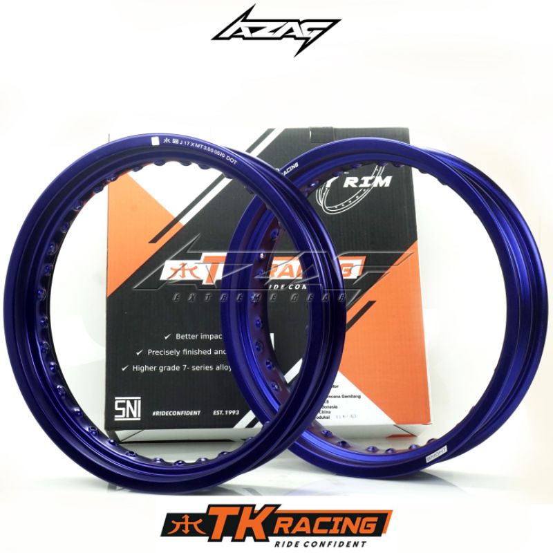 Jual VELG TK RACING RING 17 300/350 HOLE 36 SUPERMOTO KLX DTRACKER CRF ...
