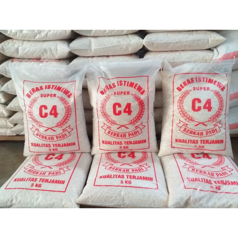 Jual Beras C4/64 Pulen /5KG | Shopee Indonesia