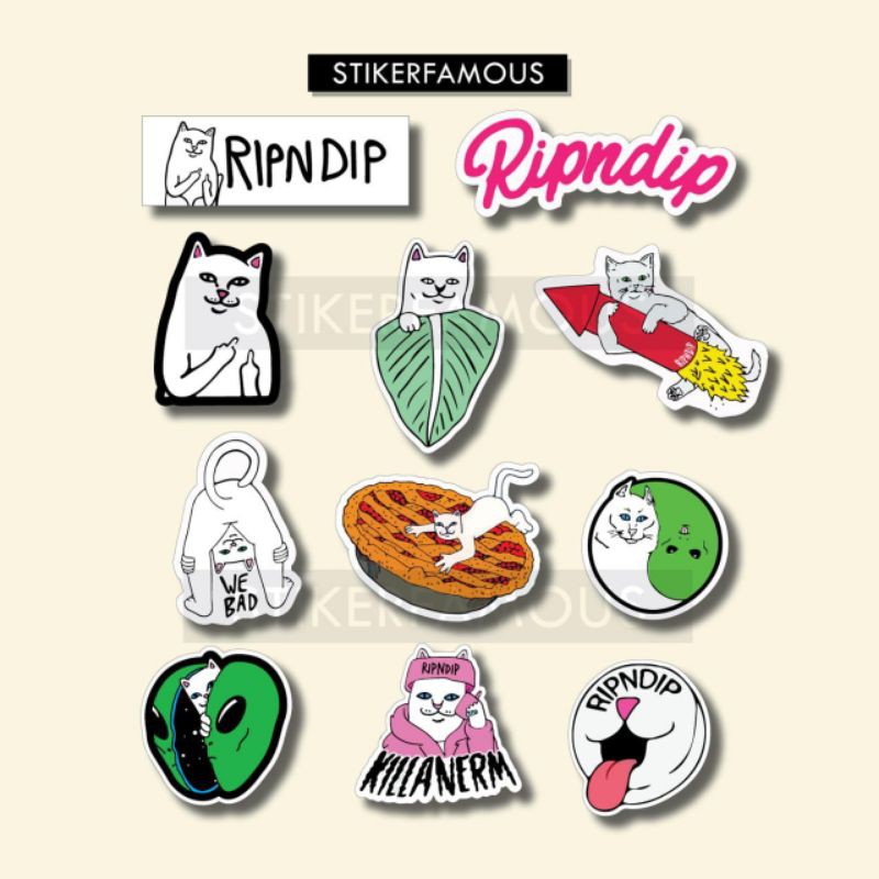 Jual STICKER PACK RIPNDIP | Shopee Indonesia