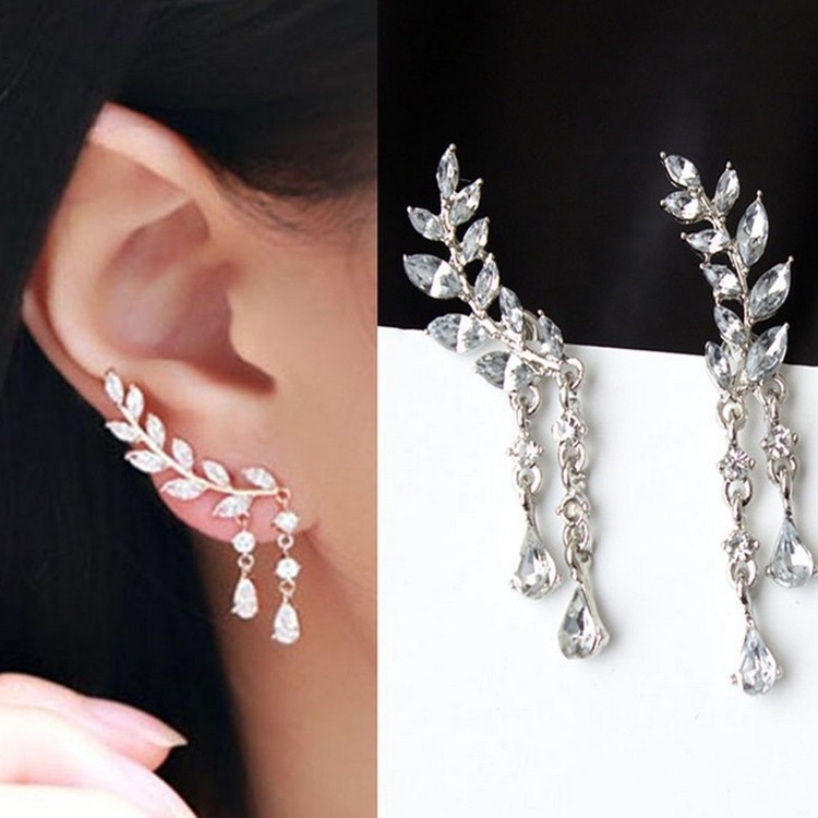 Jual Anting drop nature elegan model korea | Shopee Indonesia