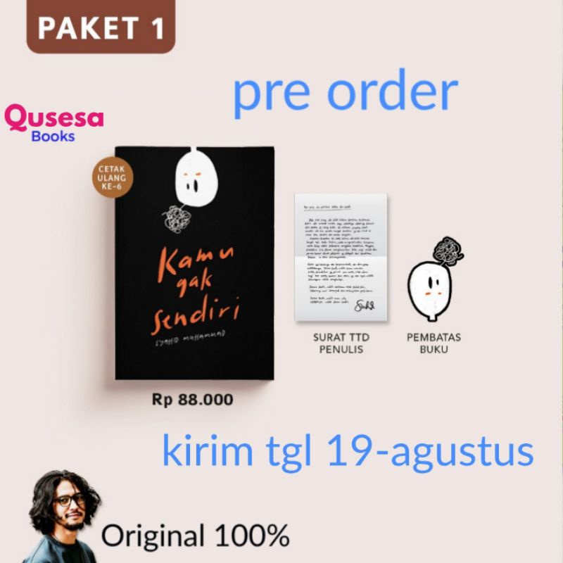 Jual KAMU GAK SENDIRI-SYAHID MUHAMMAD(original 100%) | Shopee Indonesia