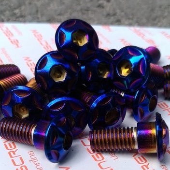 Jual baut disk piringan cakram probolt stainless blue matic honda beat scoopy spacy vario pcx ...