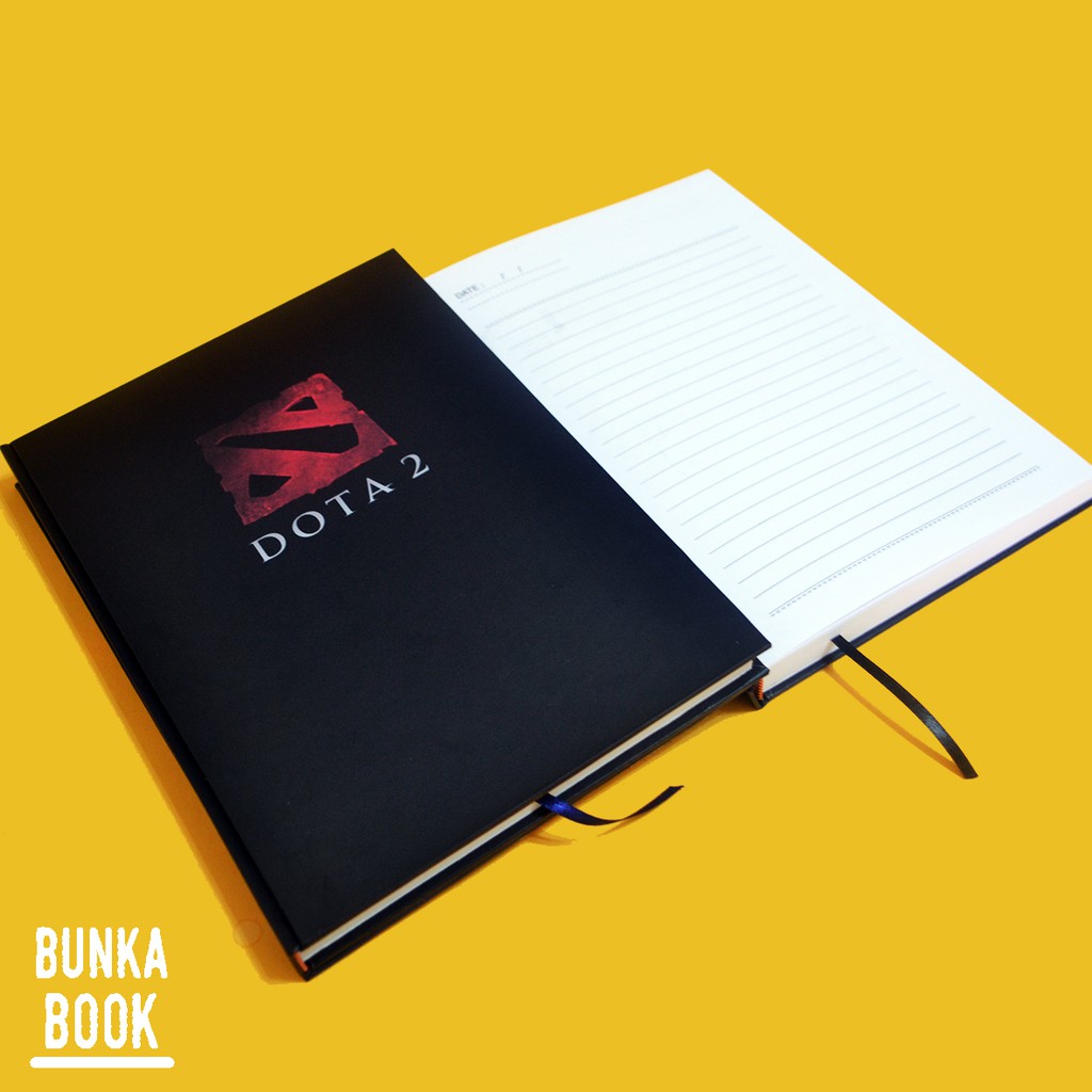 Jual Note Book Hardcover Game Dota 2 Logo Ukuran A5 Jurnal Agenda ...