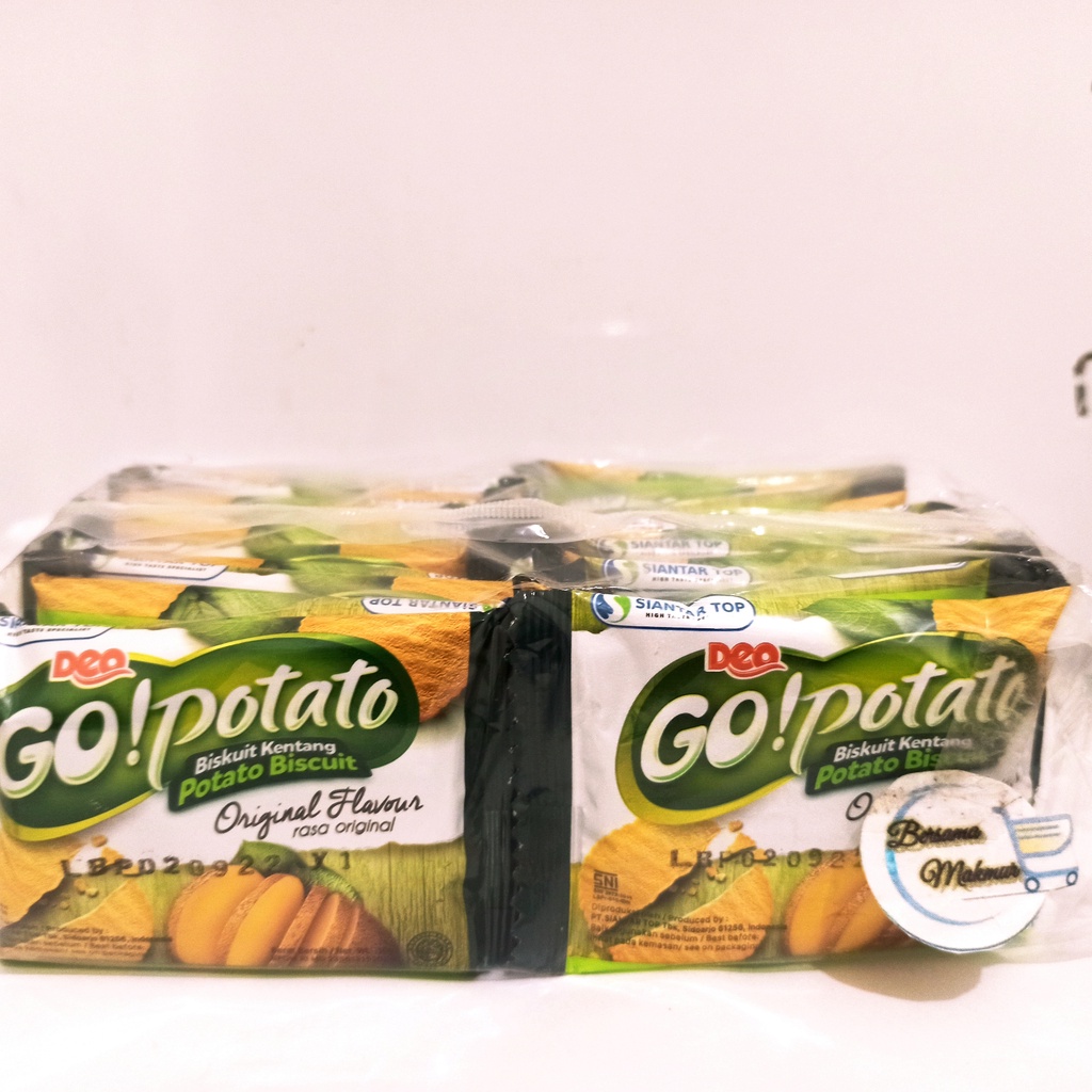 Jual GO POTATO Biskuit Kentang 1 pack isi 20 bungkus | Shopee Indonesia