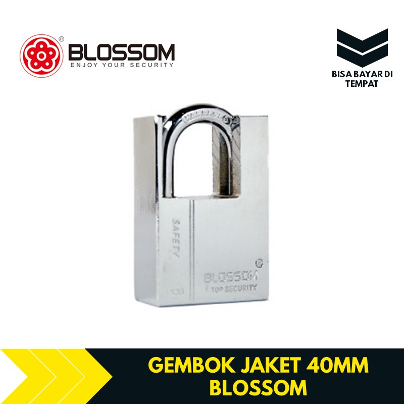 Jual Gembok Besi Jaket Pagar Pintu Rumah 40mm BLOSSOM TBA409 | Shopee ...