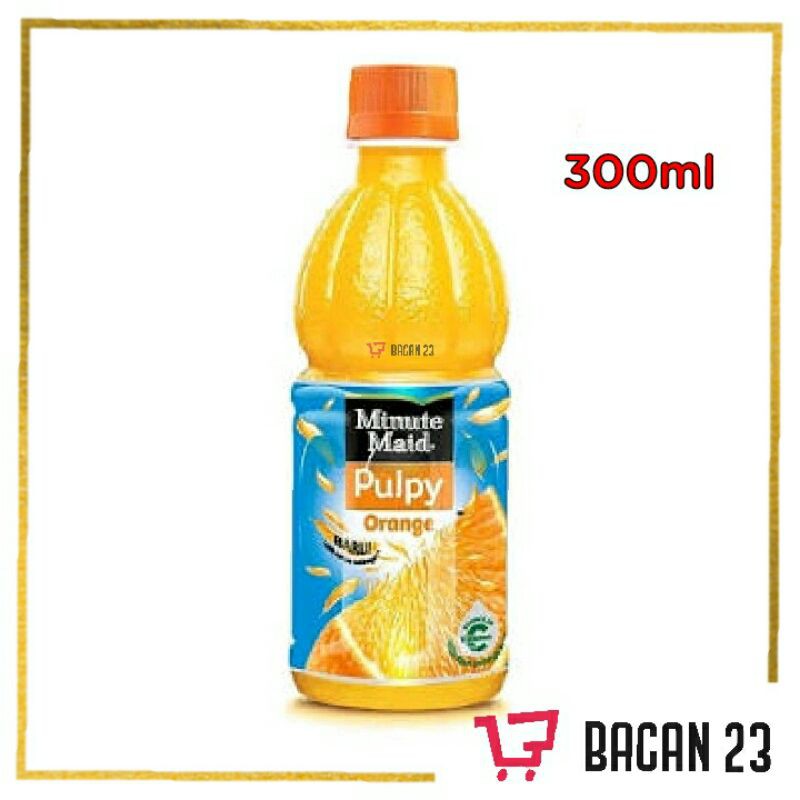 Jual Minute Maid Pulpy Orange (300ml) / Minuman Bulir Jeruk / Minuman ...