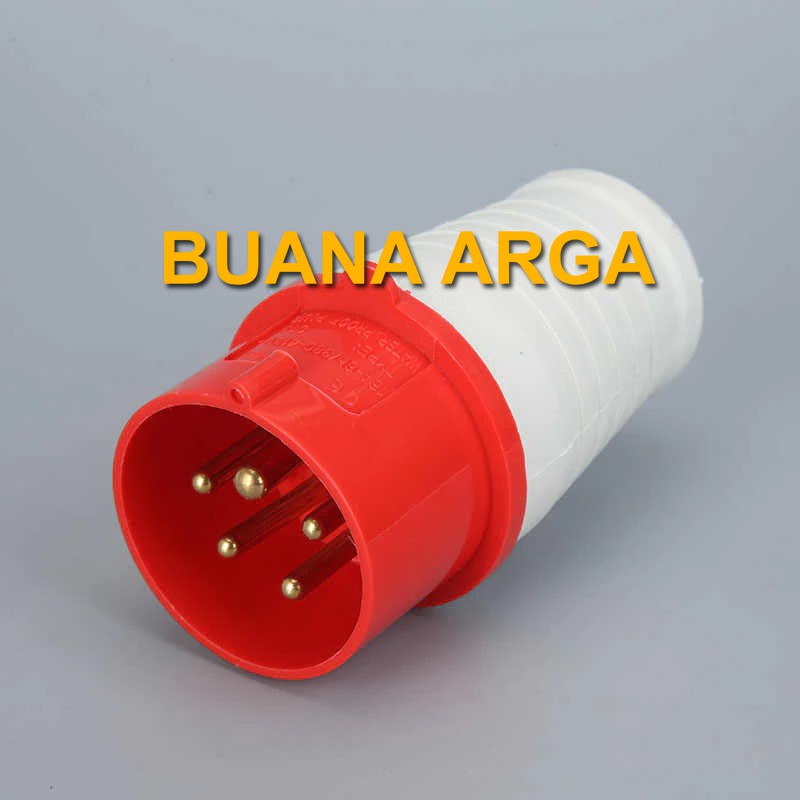 Jual INDUSTRIAL PLUG CEE 035 5 POLE 63A FORT CEE035 IP44 Kaki 5 Pin | Shopee Indonesia