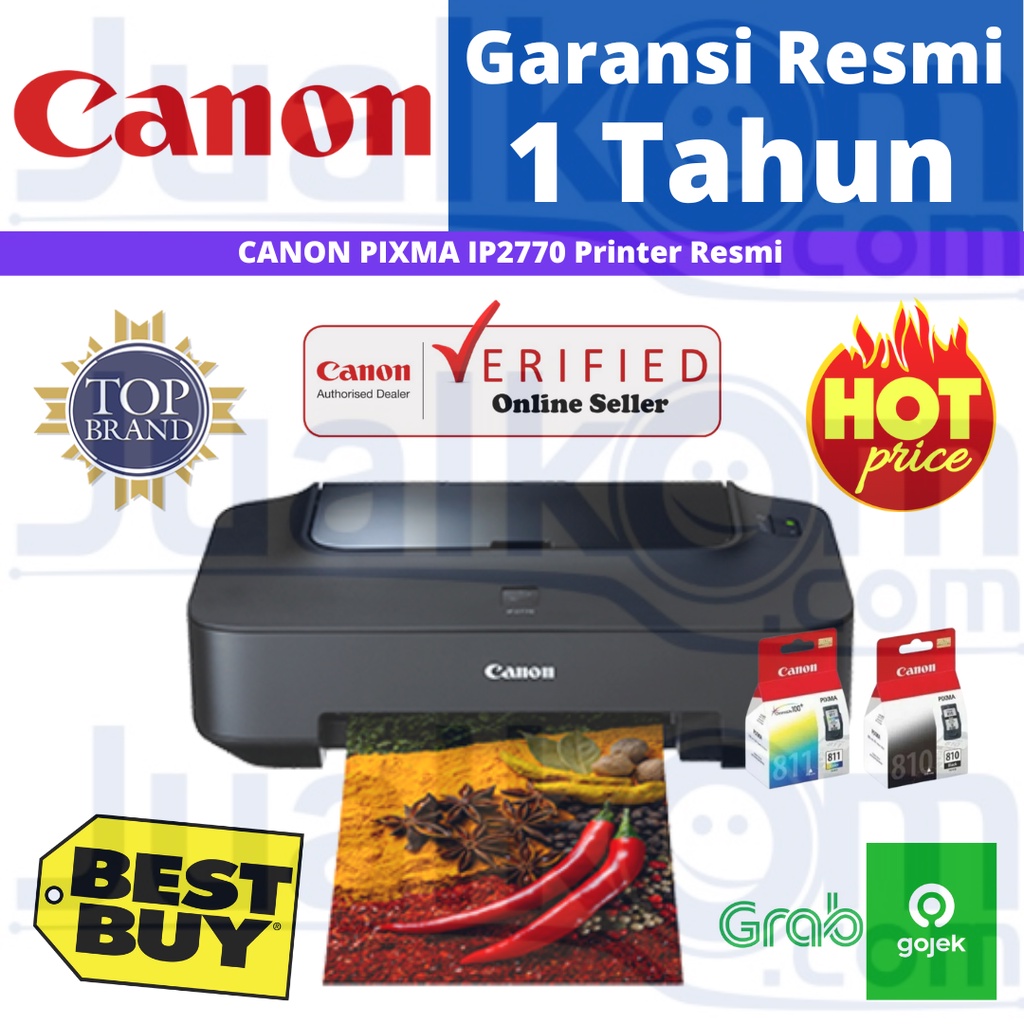 Jual Canon Pixma Printer IP 2770 Inkjet Print Only | Shopee Indonesia