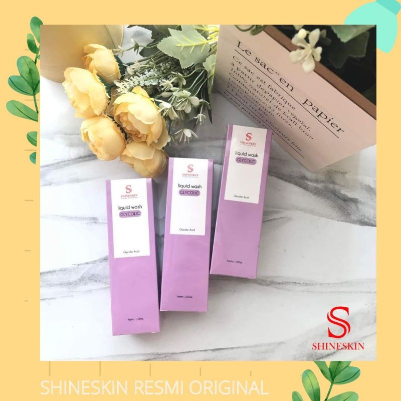 Jual Shineskin facial wash glycolic (original) | Shopee Indonesia