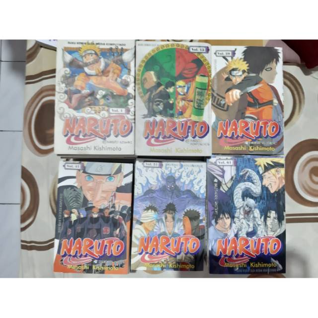 Jual Komik Naruto 1-72 lengkap | Shopee Indonesia