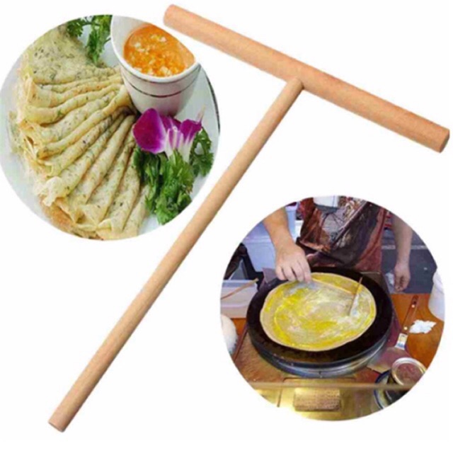 Jual Crepes Stik Kayu Alat Perata Adonan Crepes stick dan Pancake T ...