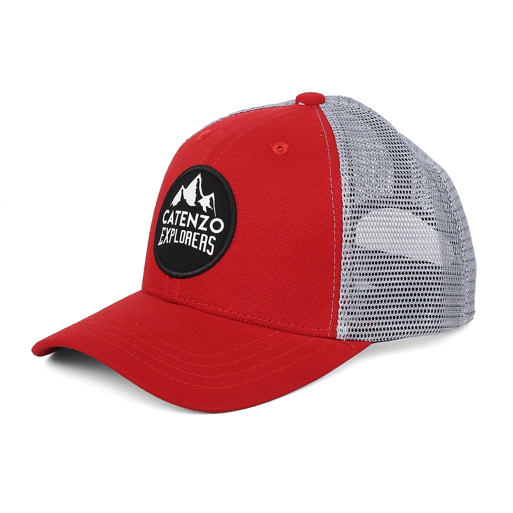 Jual Topi Pria Trucker Cap Topi Distro Casual Murah Warna Merah Abu Abu ...