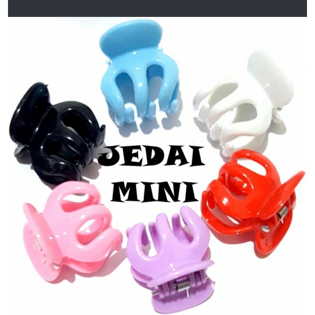 Jual KECIL - Jepit Rambut Bangkok 3 Gigi JEDAI 2.5 CM JEPITAN RAMBUT ...