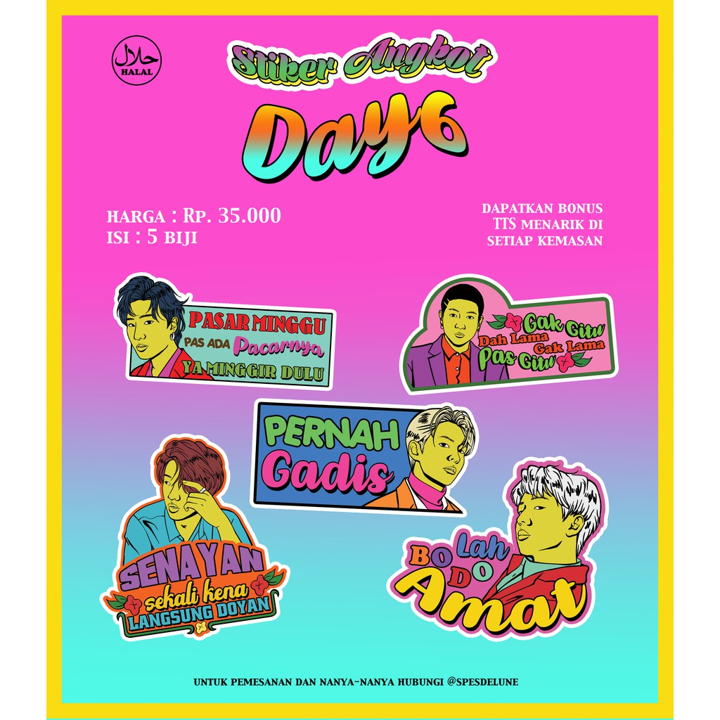 Jual Stiker Angkot Day6 | Shopee Indonesia