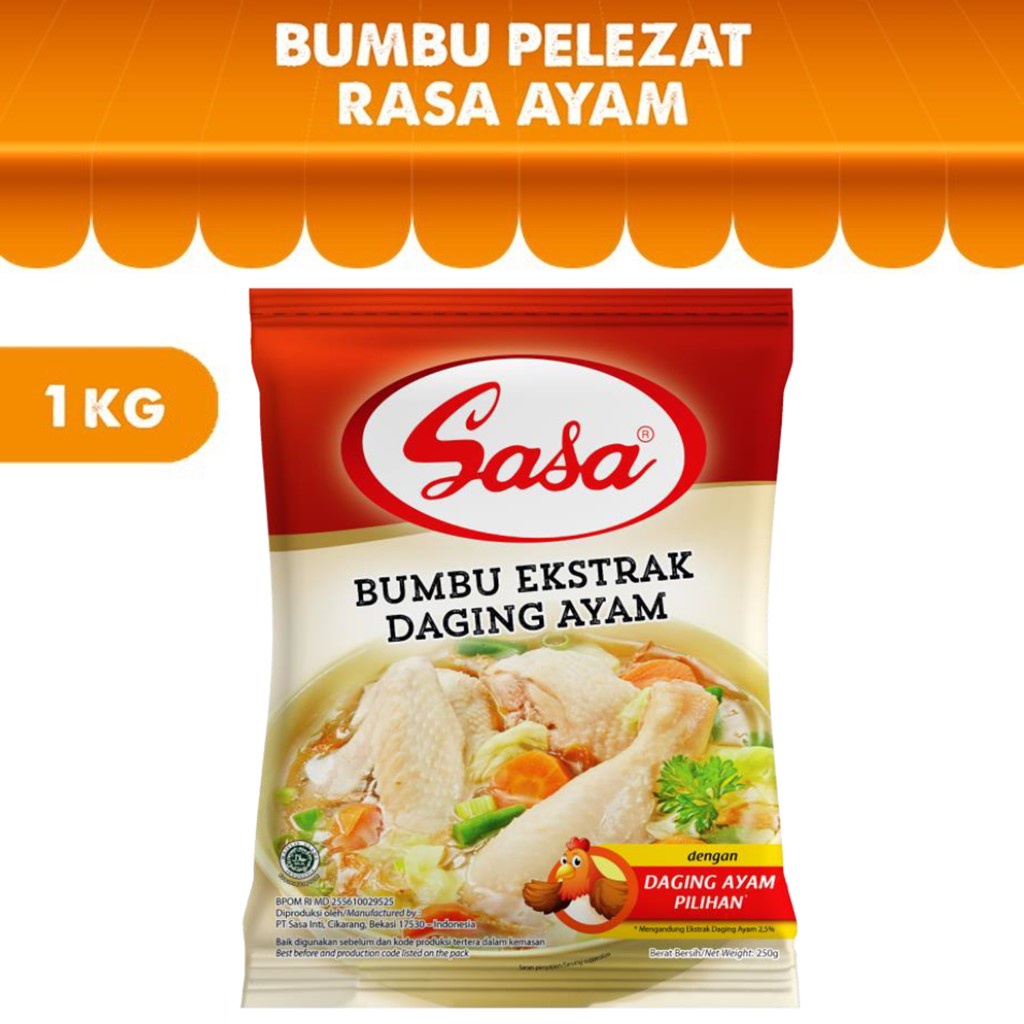 Jual Sasa Kaldu Pelezat Rasa Ayam 1 kg | Shopee Indonesia