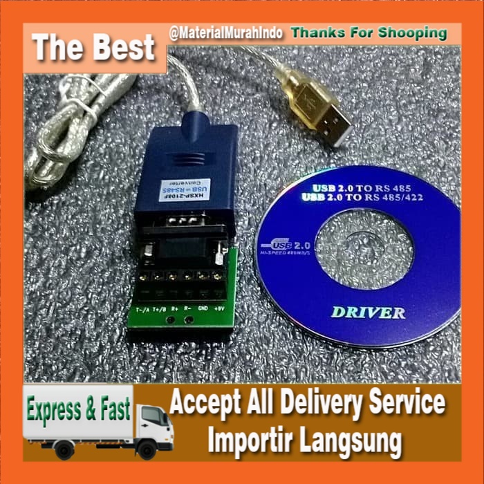 Jual USB 2.0 to RS485 F/Adapter Converter Usb to Rs485 HEXIN | Shopee ...