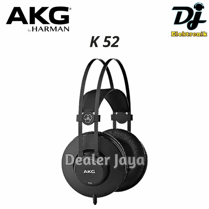 Jual Headphone / Headset Studio Monitor AKG K 52 / K52 / K-52 | Shopee Indonesia