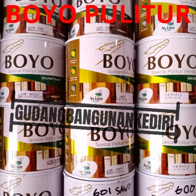 Jual Politur BOYO / Vernis / cat politur / cat pelitur BOYO / pelitur ...