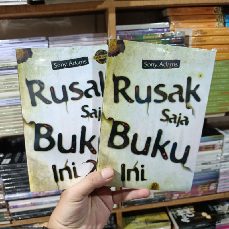 Jual Paket 2 Buku RUSAK SAJA BUKU INI - Sony Adams | Shopee Indonesia Jual Paket 2 Buku RUSAK SAJA BUKU INI - Sony Adams | Shopee Indonesia