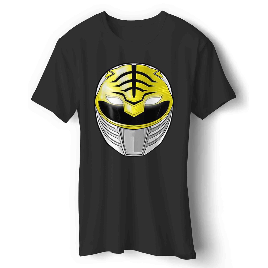 Jual Kaos Go Go Power Rangers Mighty Morphin White Ranger | Shopee ...