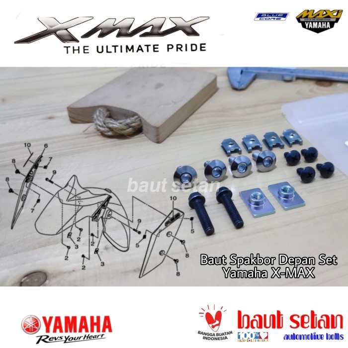 Jual Baut Spakbor Yamaha Xmax | Shopee Indonesia