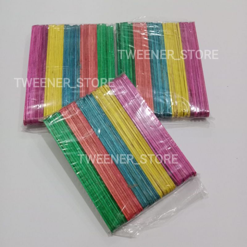 Jual Stick Es Krim Warna Warni | Per Pack | Shopee Indonesia
