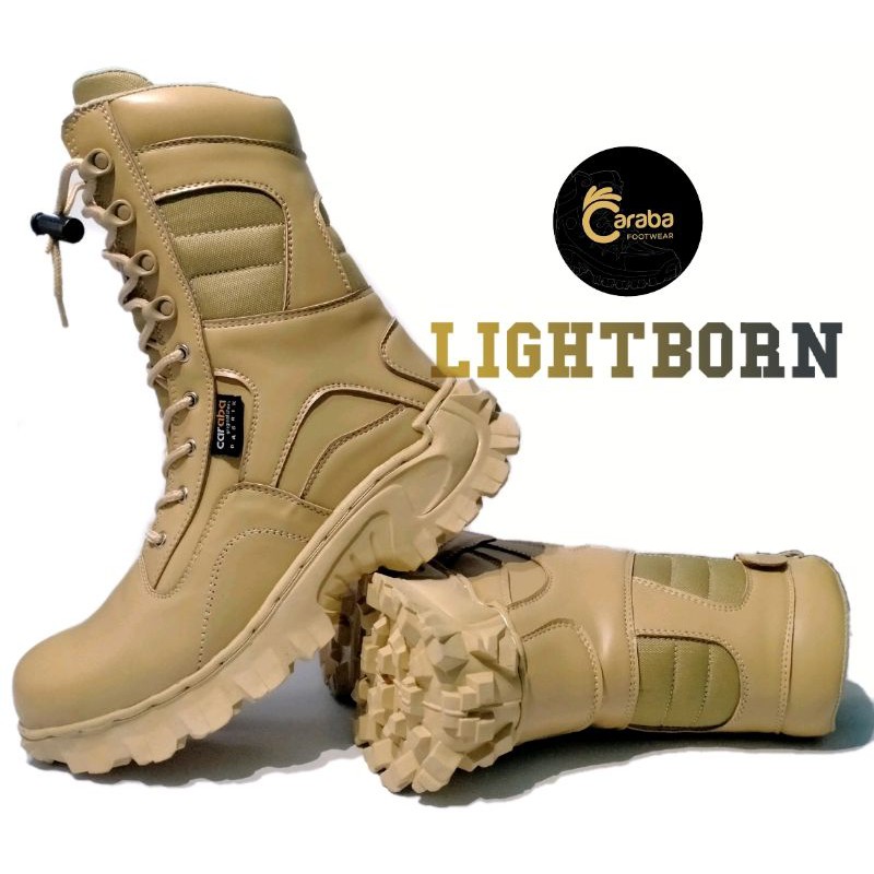 Jual Sepatu pdl krem gurun safety delta sepatu tni polri damkar satpol ...