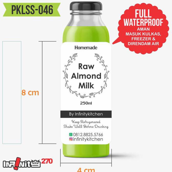 Jual Sticker Label Botol Plastik Pet Stiker Kemasan Minuman Jamu Pklss ...