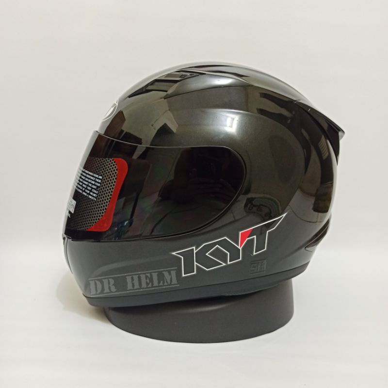 Jual HELM KYT R10 SOLID HITAM GLOSSY Full Face | Shopee Indonesia